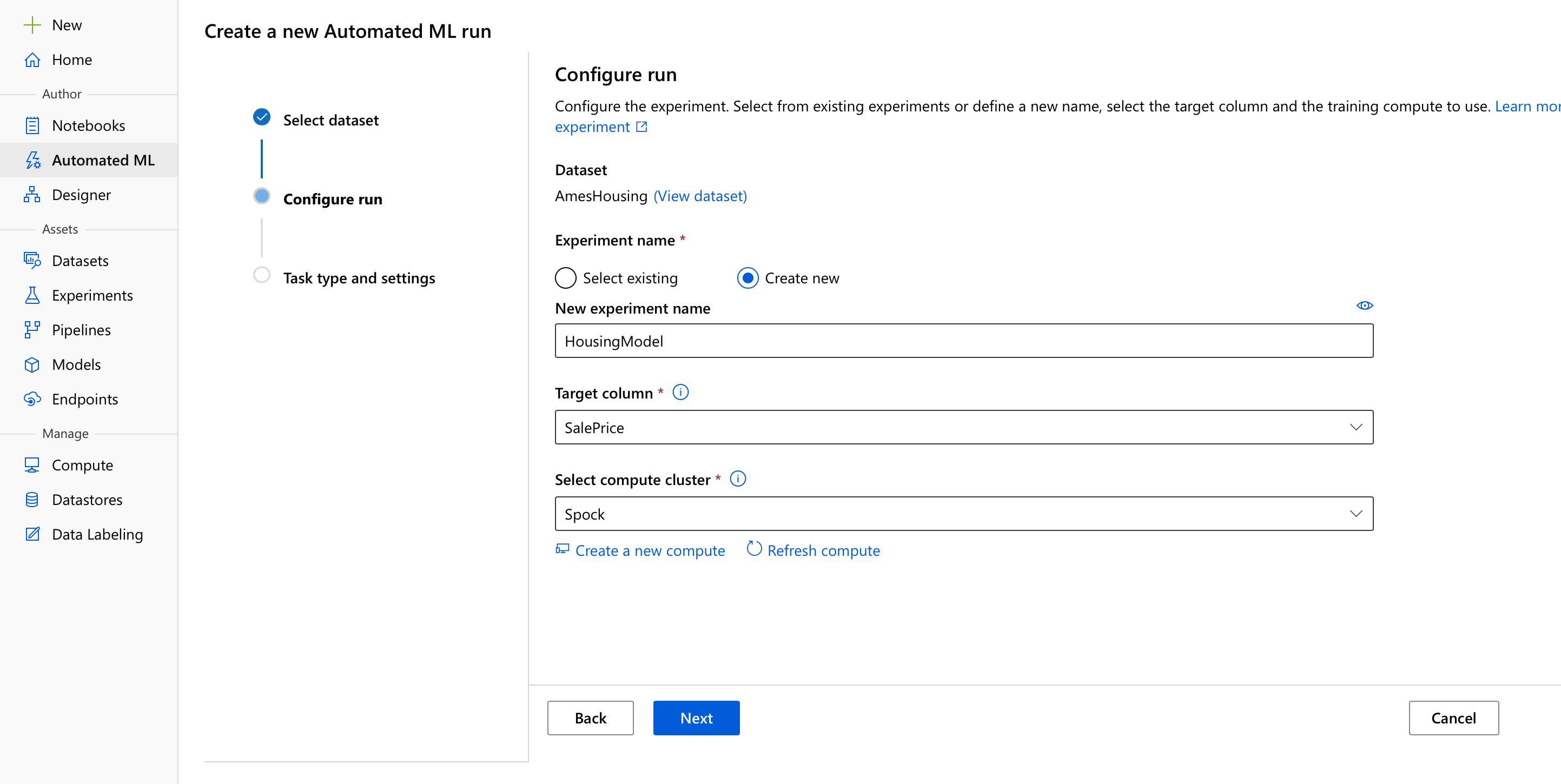 Getting Started with Automated ML in Azure Getting Started with Automated ML in Azure